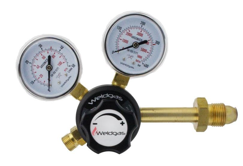 Weldgas Argon Single Stage 2 Gauge Regulator-Side Entry | Foster Industrial